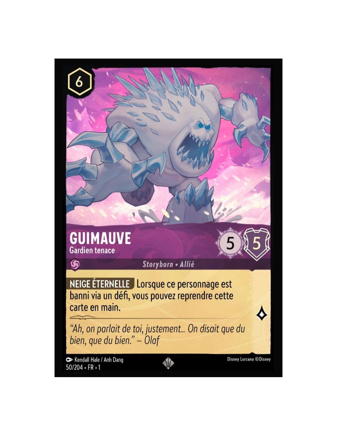 S1 - 050/204 - Guimauve : Gardien tenace - Brillante - Disney Lorcana ...